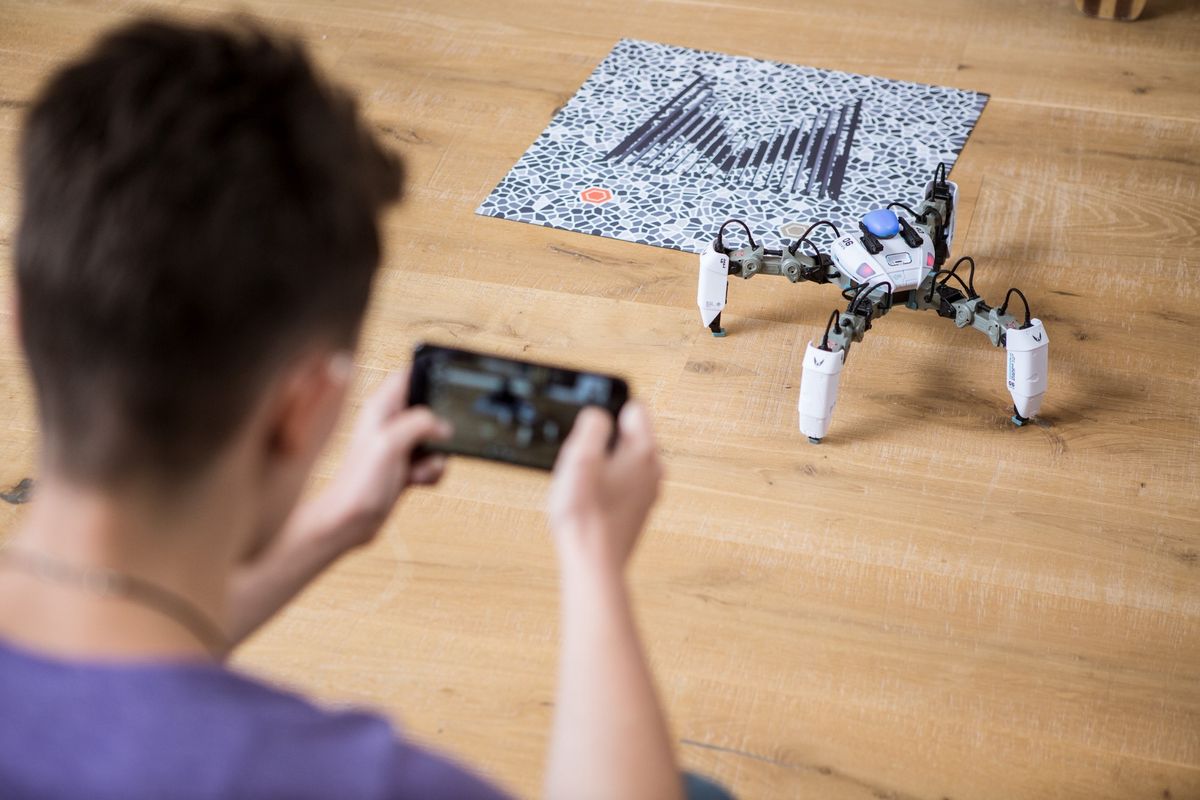 Reach Robotics' MekaMon is the AR gaming, spider tank robot your 12 ...