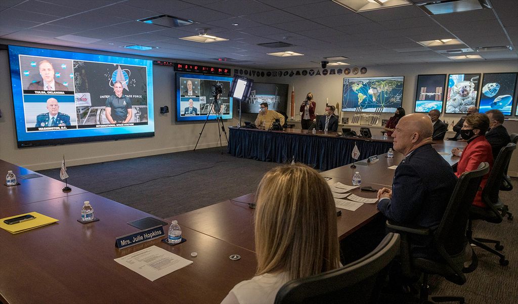 First 'Guardian' in space: NASA astronaut on ISS enters Space Force | Space