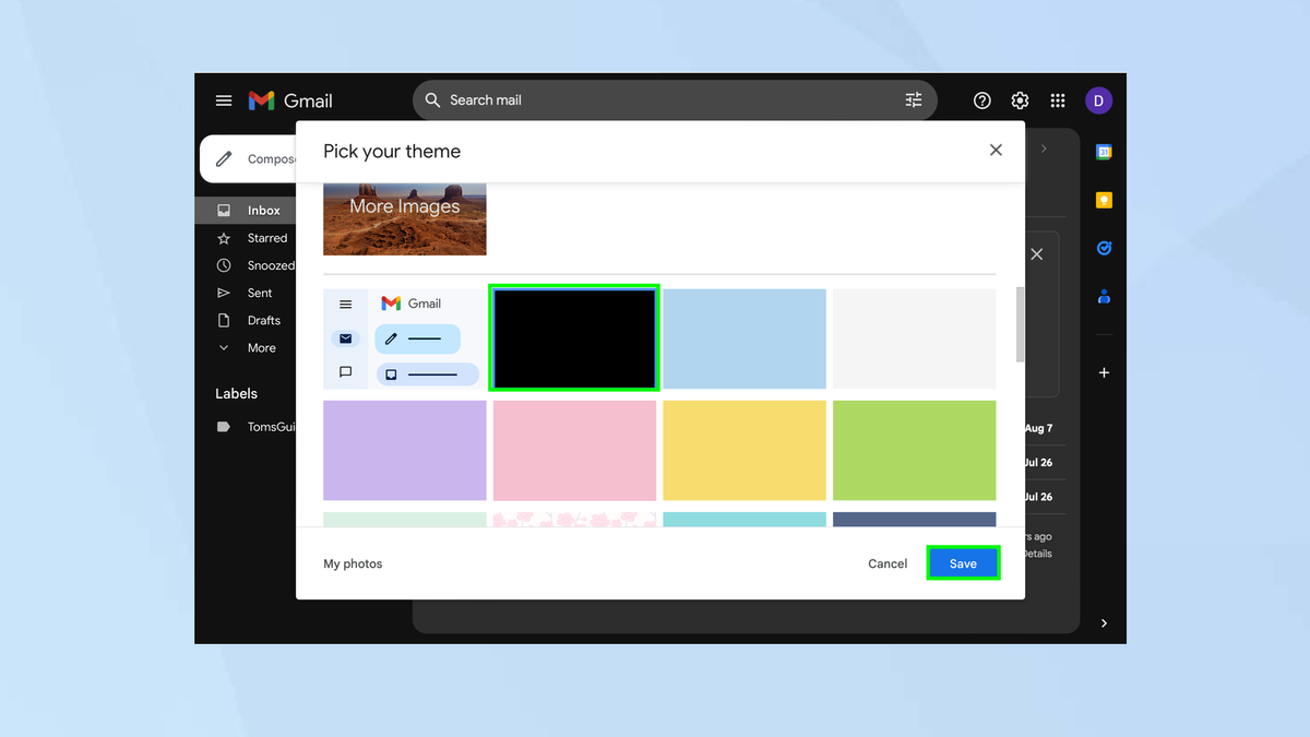 How to activate Gmail dark mode | Tom's Guide