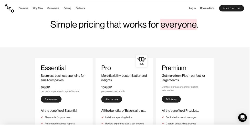 Pleo expense tracker | TechRadar