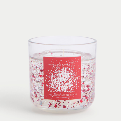 M&S has given their sell-out light-up candles a romantic twist | Ideal Home
