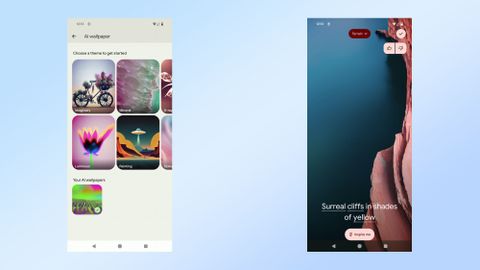 How to use the AI wallpaper generator in Android 14 | Tom's Guide