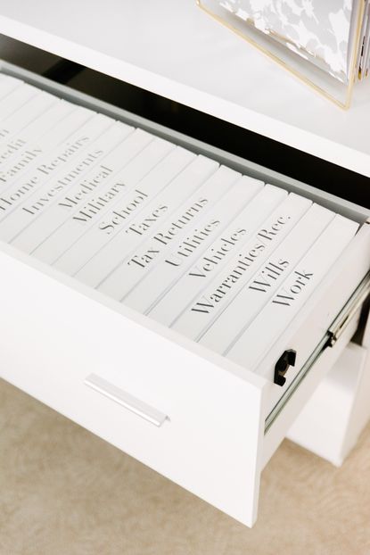 How to Organize Paper Files So Much More Effectively | Livingetc