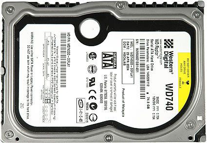 Western Digital WD740 Raptor: Fastest Of All SATA Drives - Round-Up ...