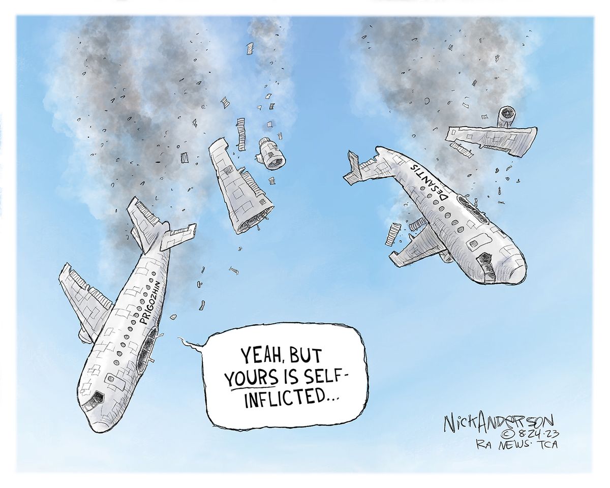 5 dark cartoons about Yevgeny Prigozhin's death | The Week