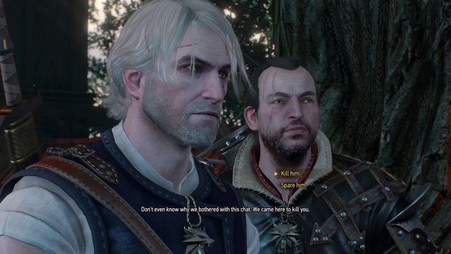The Witcher 3 Following the Thread mission: find a contract in Hierarch ...