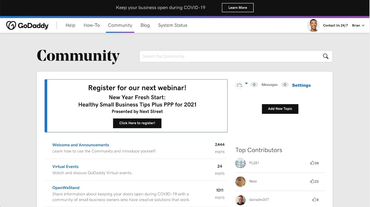 GoDaddy Review | Creative Bloq