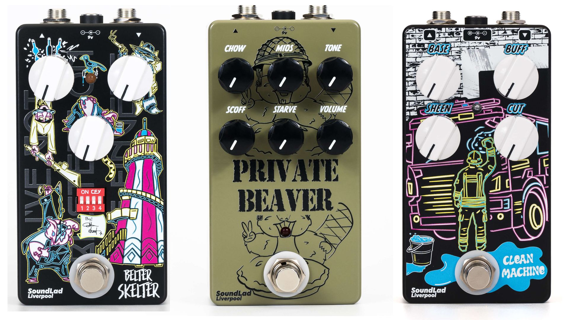 SoundLad Liverpool just released three new guitar and bass effects ...