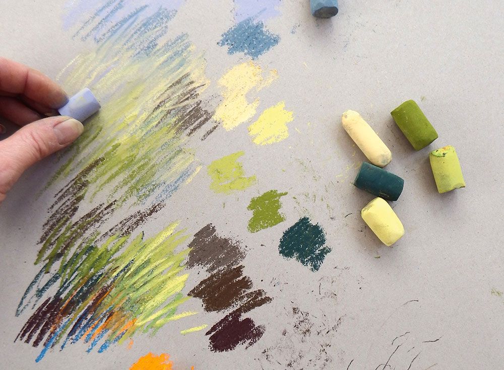 How to draw a landscape with pastels | Creative Bloq