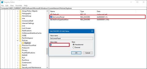 How to disable access to Windows 10's Settings app and Control Panel ...