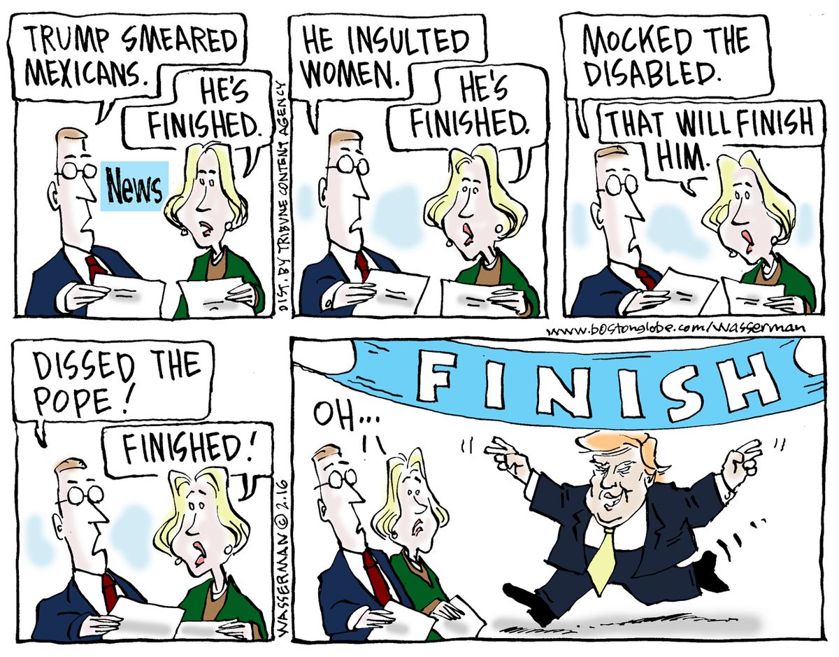 Political Cartoon U.S. Trump 2016 | The Week