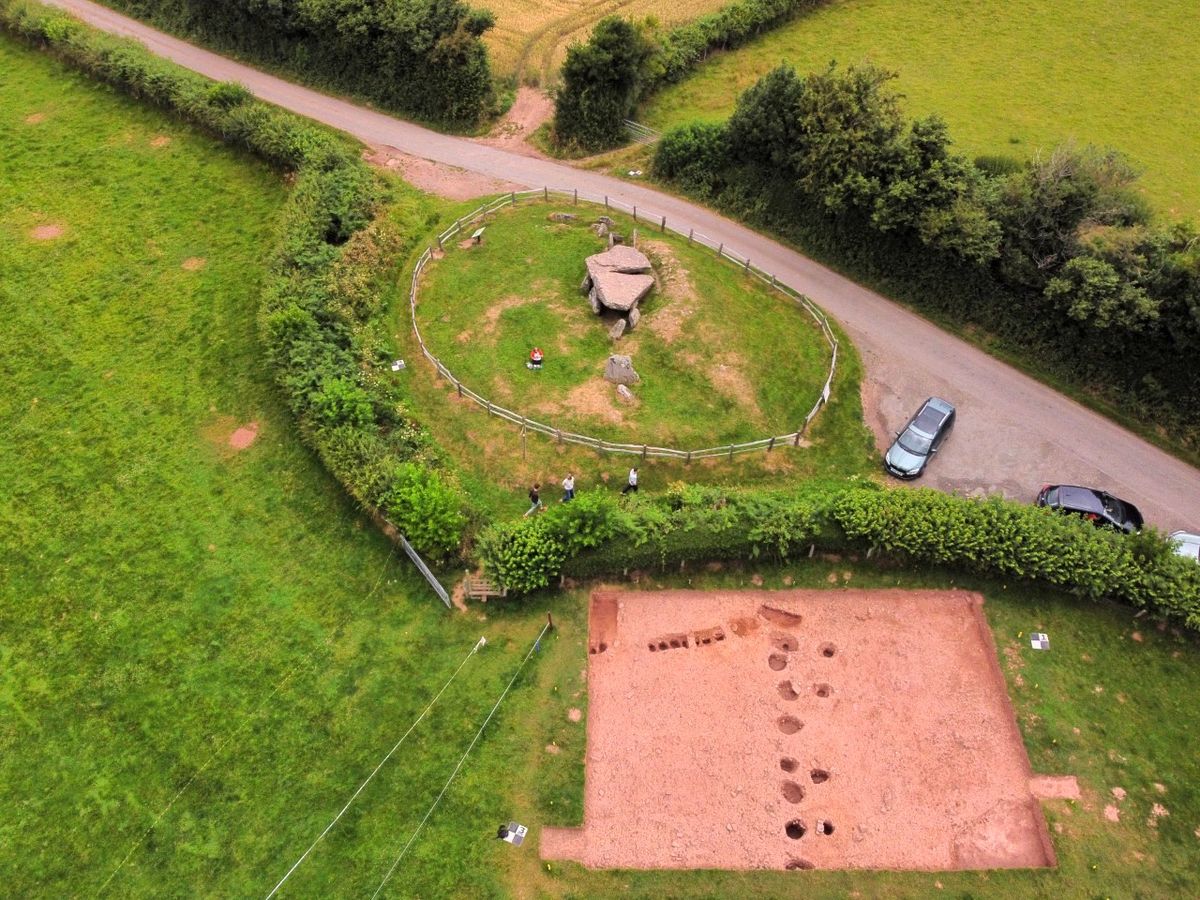 Archaeologists reveal origins of mysterious ''Arthur's Stone'' | Live ...