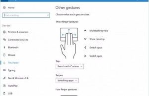 Latest Windows 10 Insider Preview Lets You Customize Touchpad Gestures ...