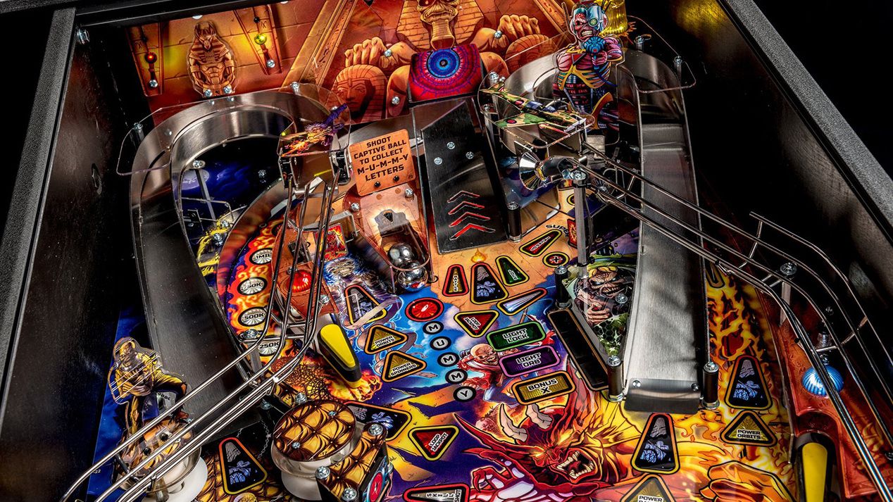Take a first look at Iron Maiden’s Legacy Of The Beast pinball machine ...