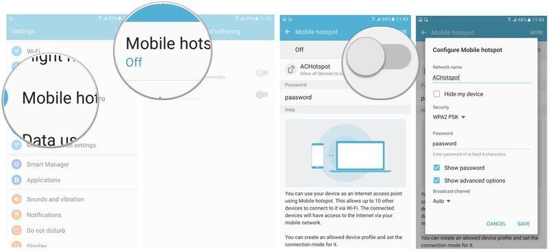 How to set up a Wi-Fi hotspot on an Android phone | Android Central