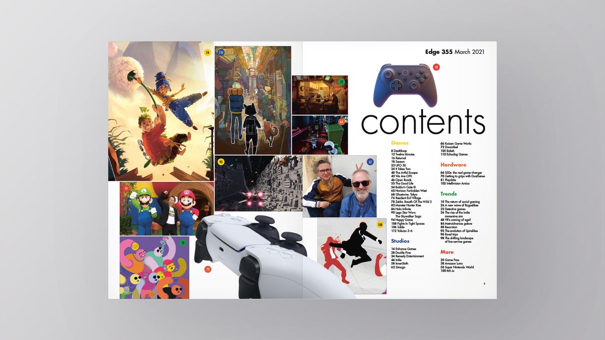 Edge Magazine's special Look Forward issue hits newsstands today ...