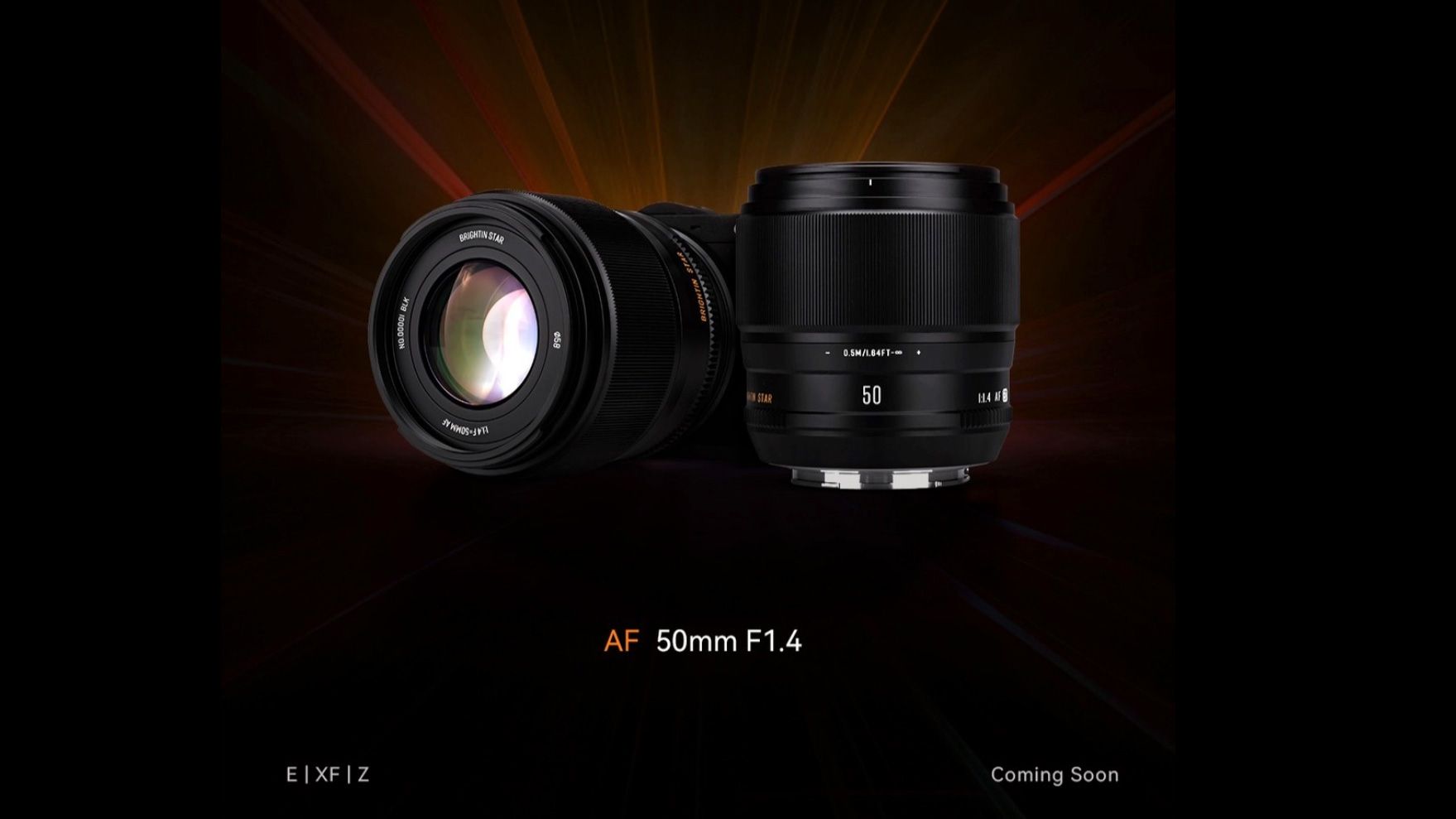 Brightin Star teases a new 50mm f/1.4 for mirrorless APS-C cameras ...
