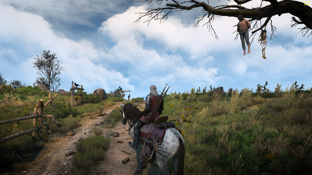 This gorgeous Witcher 3 hyper-realistic cloud mod will stop you in your ...
