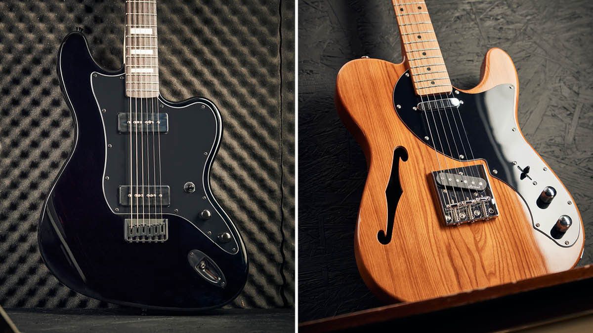 Harley Benton releases lightweight T-style Thinline and sleek offset baritone electric guitars ...