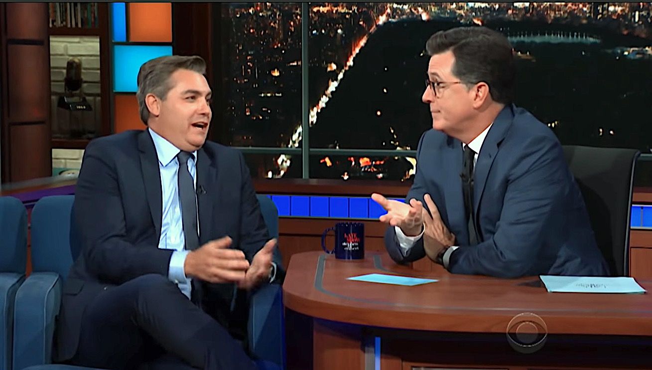 CNN's Jim Acosta explains to Stephen Colbert why Trump fans hate the ...