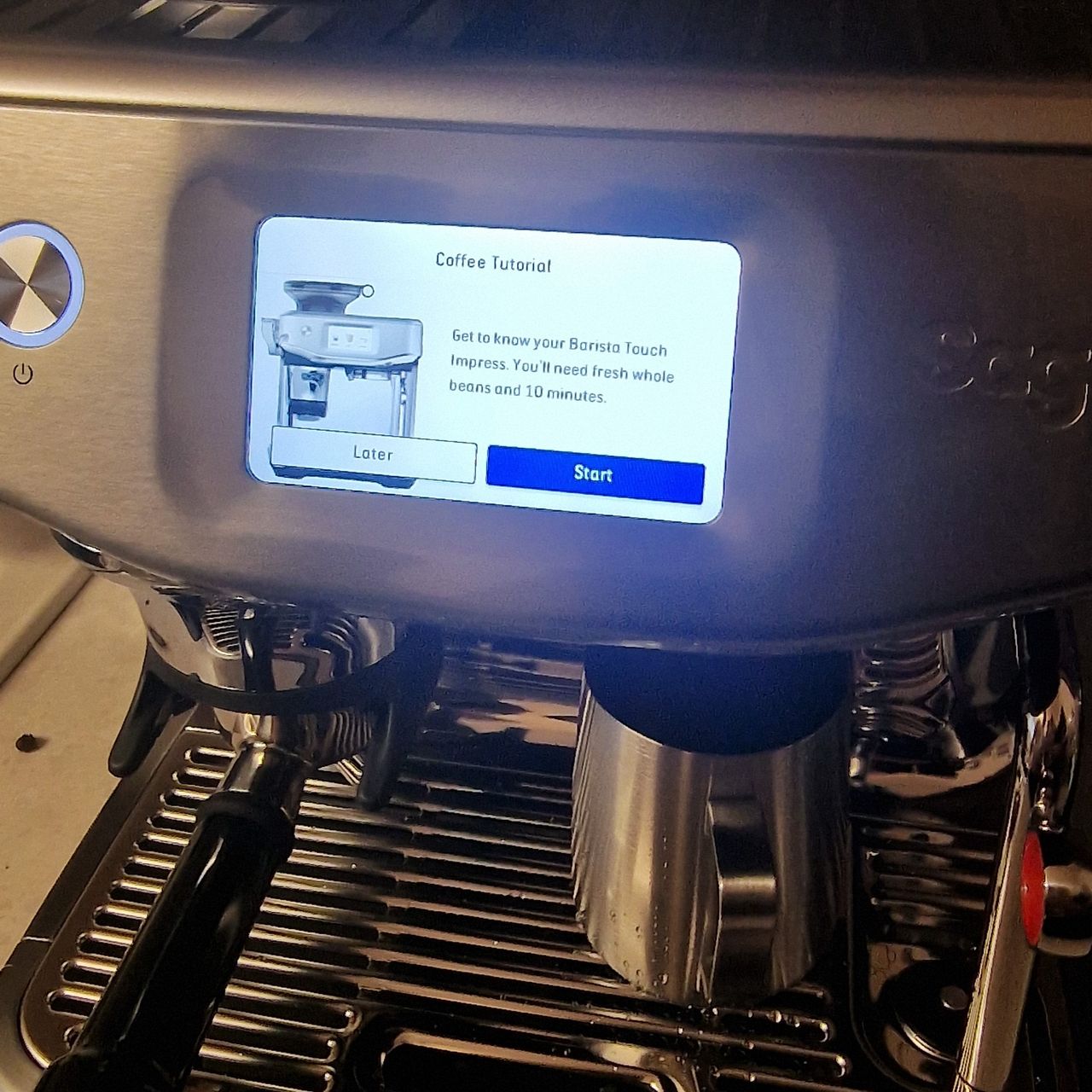 Sage Barissta Touch Impress coffee machine review | Ideal Home