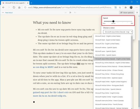 How to use immersive reader on the new Microsoft Edge browser | Windows ...
