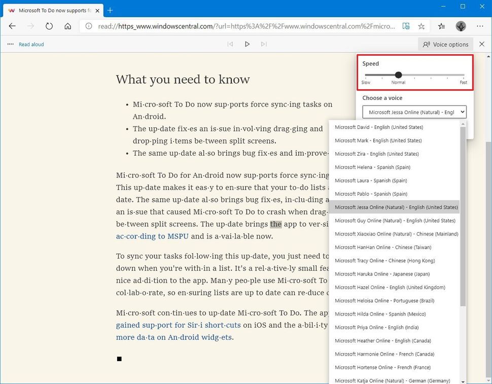 How to use immersive reader on the new Microsoft Edge browser | Windows ...