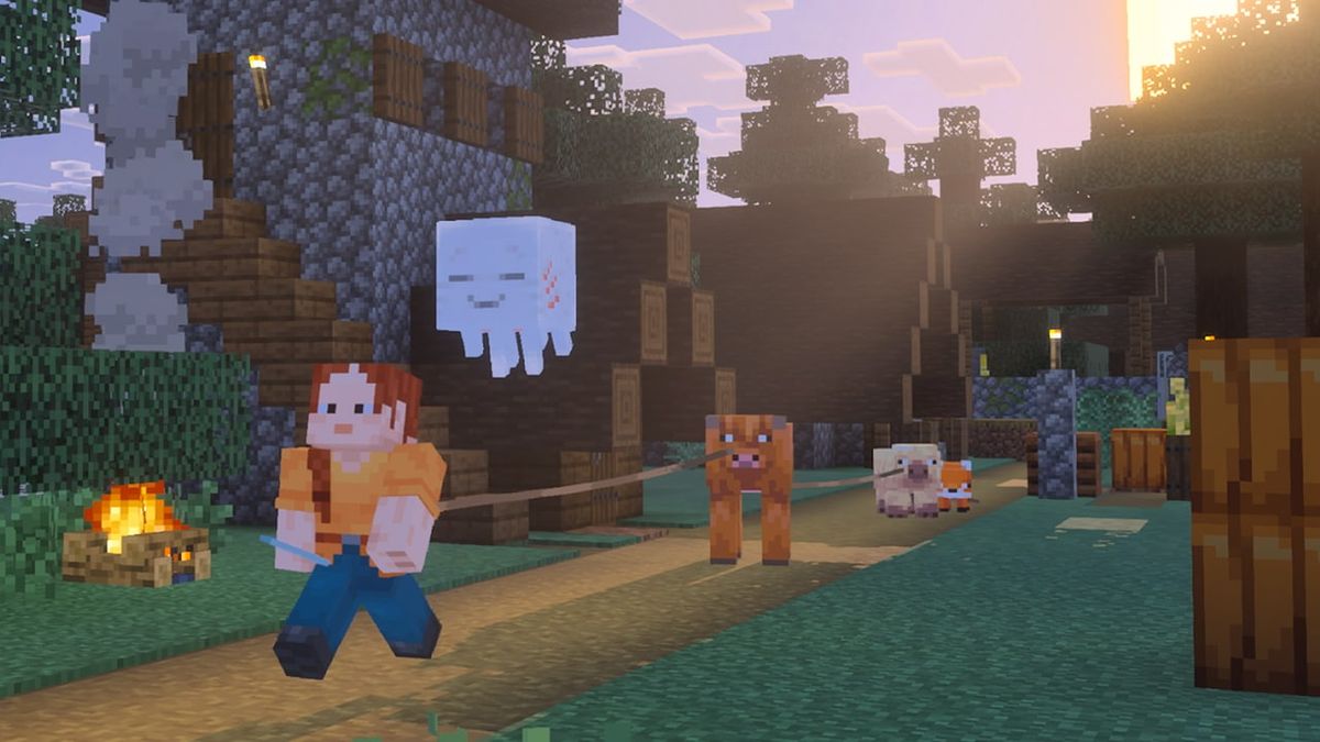 Minecraft Vibrant Visuals finally has a release date and it's dropping ...