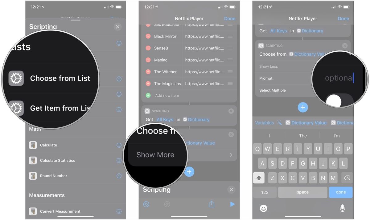 How to create a media launcher with Shortcuts | iMore