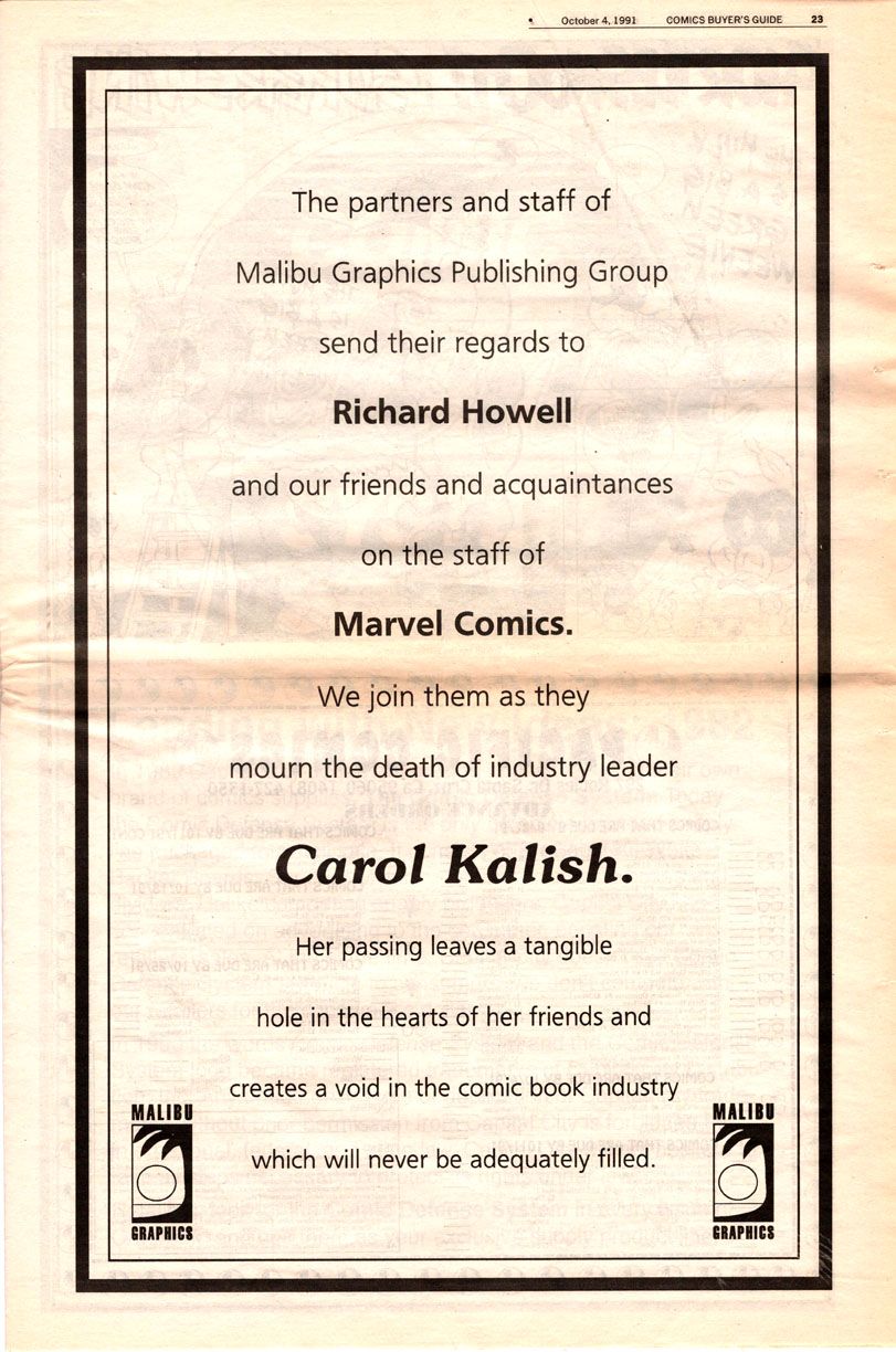 An oral history of Carol Kalish: the most important comic book figure ...