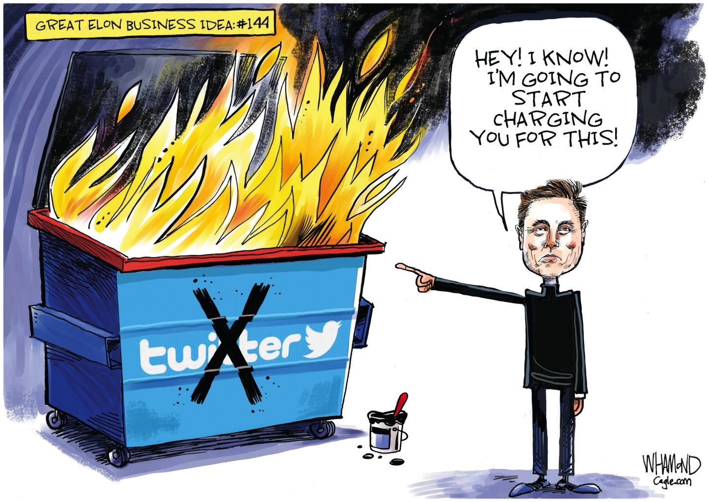 Dumpster paywall | The Week