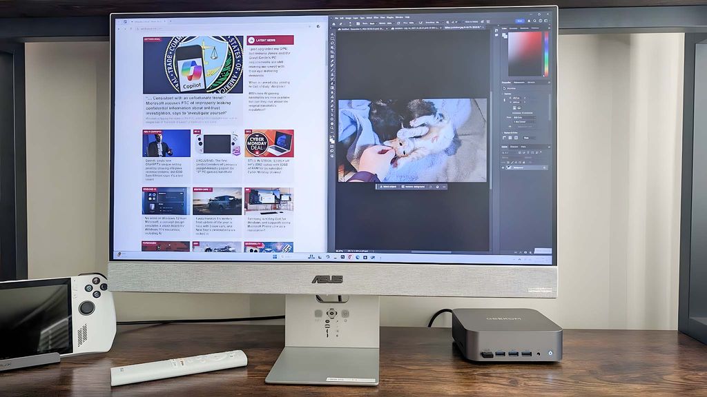 The ASUS ZenScreen Smart Monitor is fantastic, but sometimes it feels ...