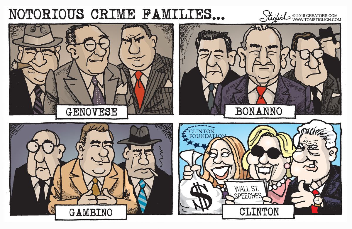 Political cartoon U.S. Clinton Foundation corruption | The Week