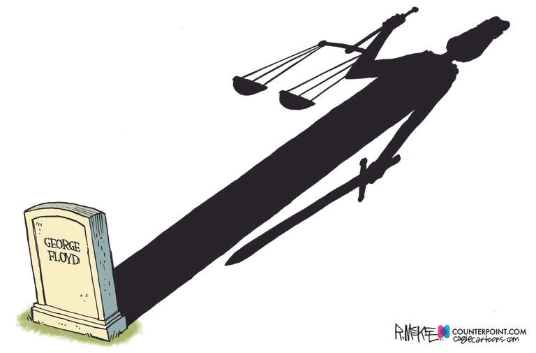 Editorial Cartoon U.S. chauvin george floyd verdict | The Week