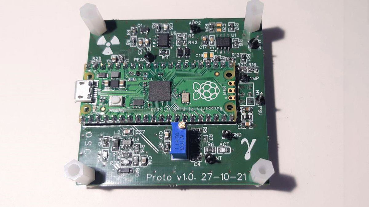 Raspberry Pi Pico Detects Gamma Rays in Open Spectroscopy Project | Tom's Hardware