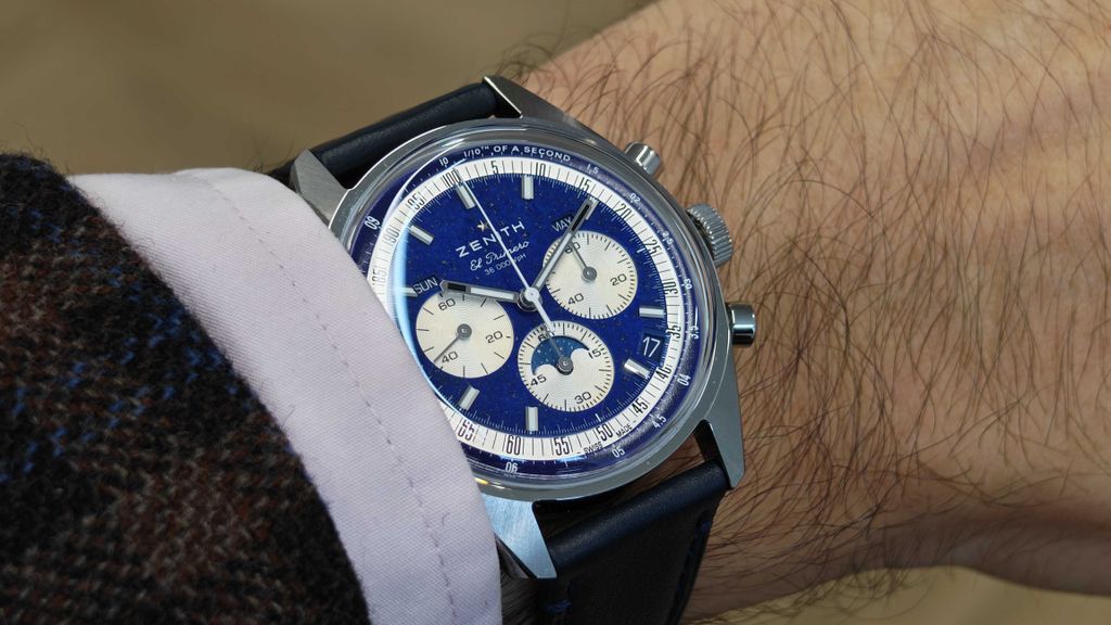 Zenith Chronomaster Original Lapis Lazuli hands on – beautiful ...
