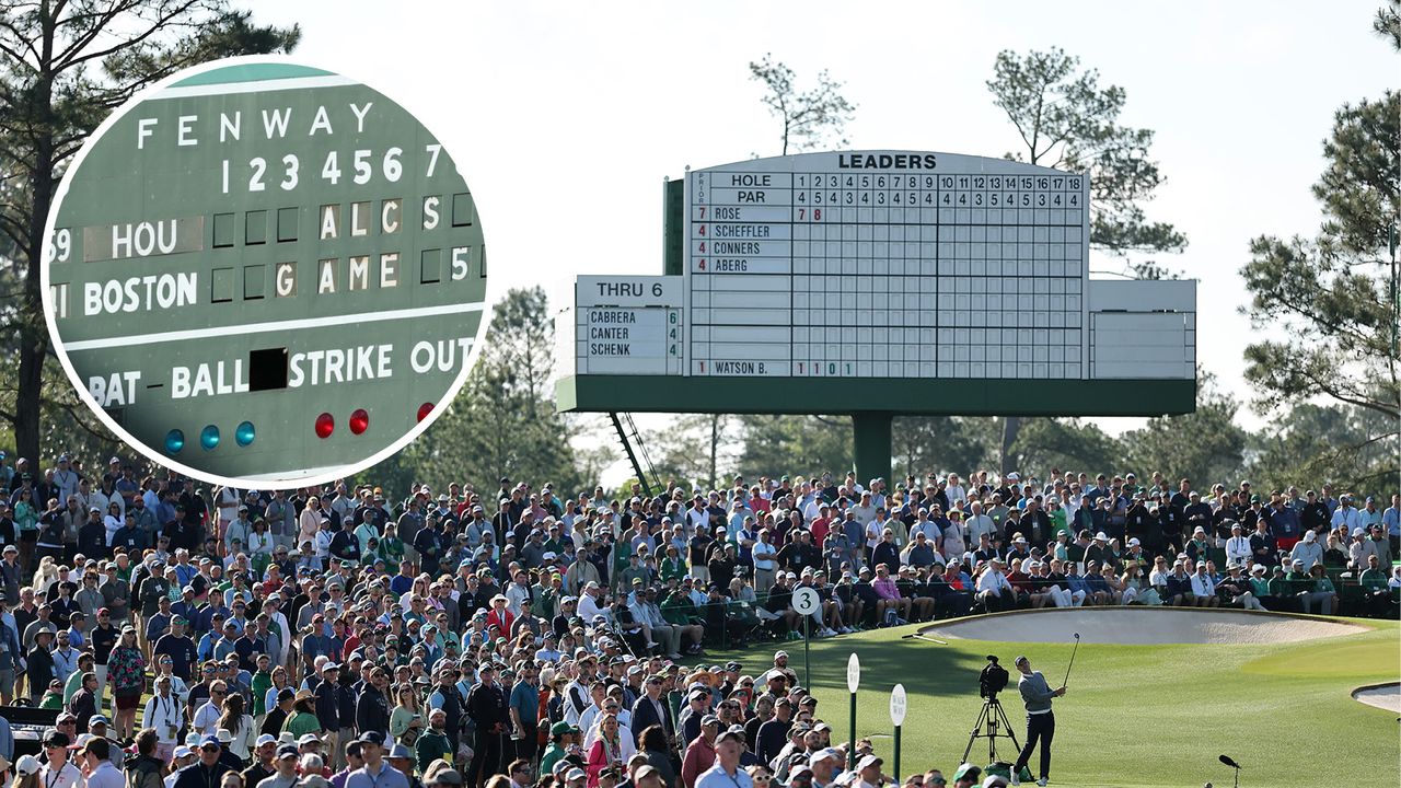 Did You Know The Masters Leaderboard Was Inspired By Fenway Park ...