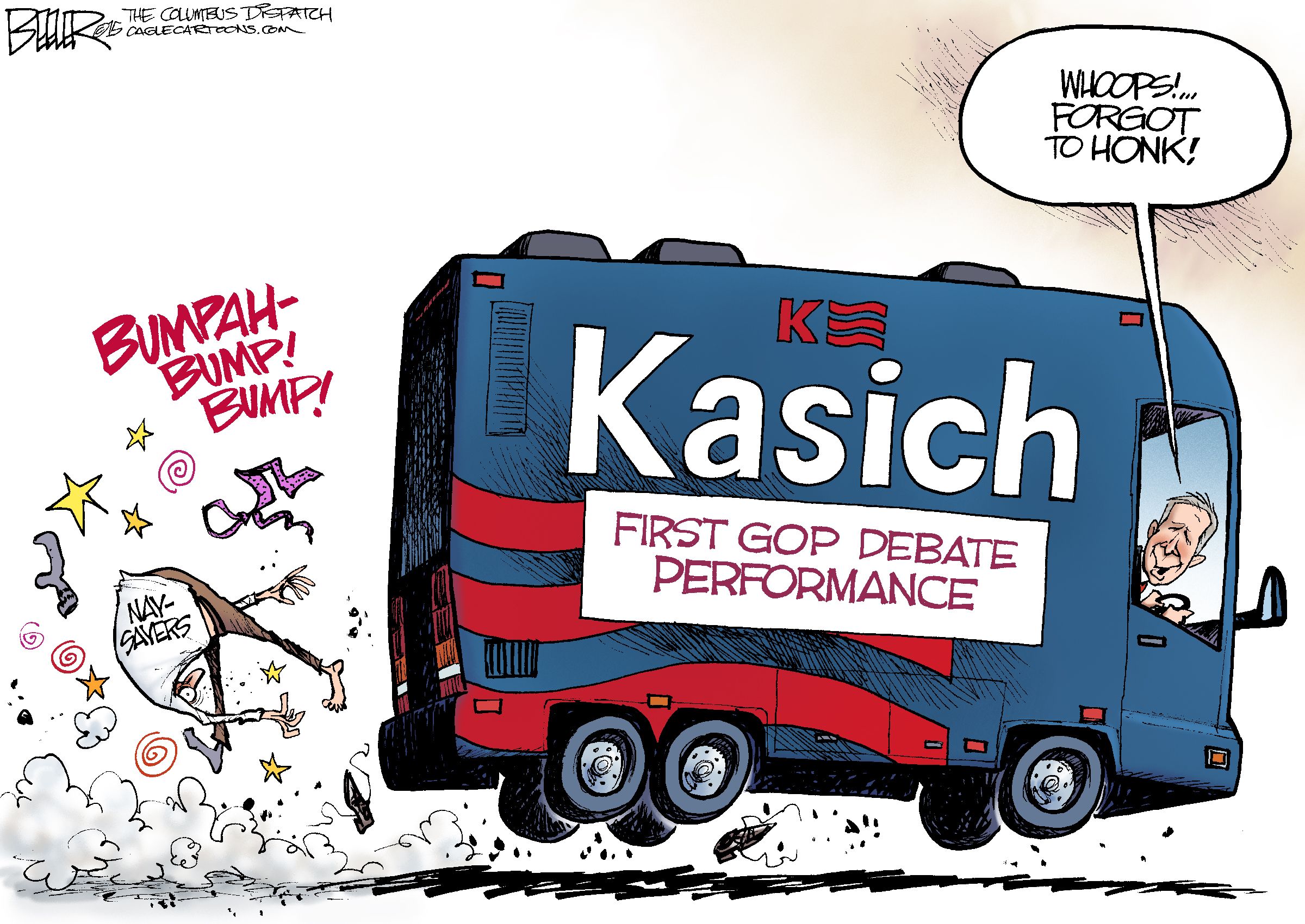Political cartoon U.S. John Kasich GOP | The Week