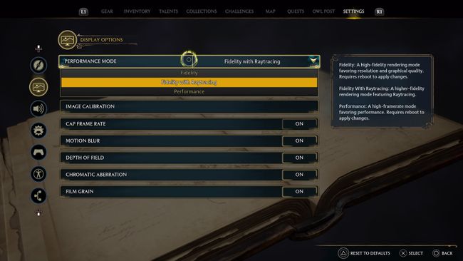 Hogwarts Legacy fidelity vs performance, graphics settings and more explained | GamesRadar+