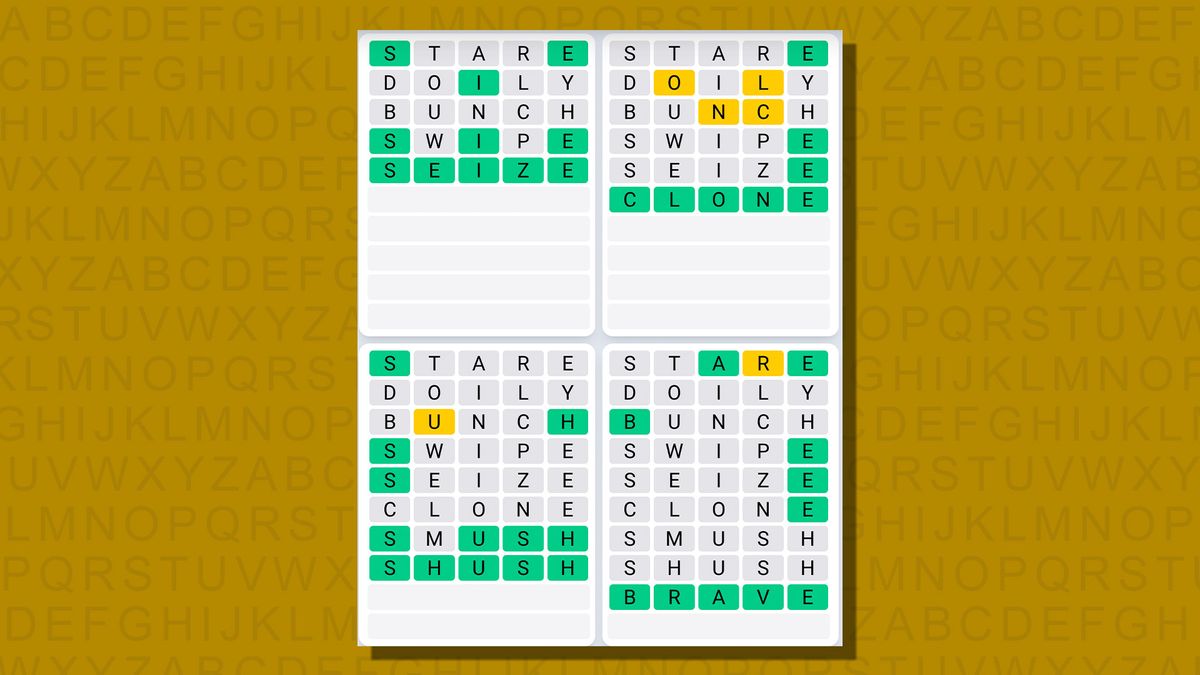 Quordle today – hints and answers for Monday, January 29 (game #735 ...