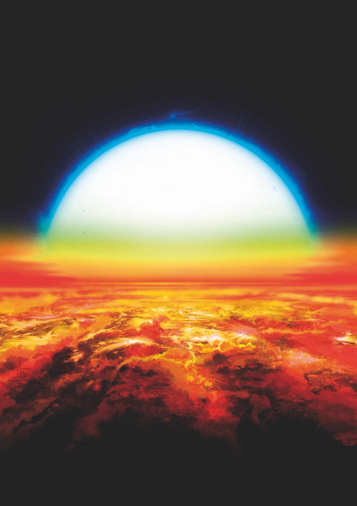 Iron and Titanium Found on 'Ultrahot Jupiter,' an Exoplanet First | Space