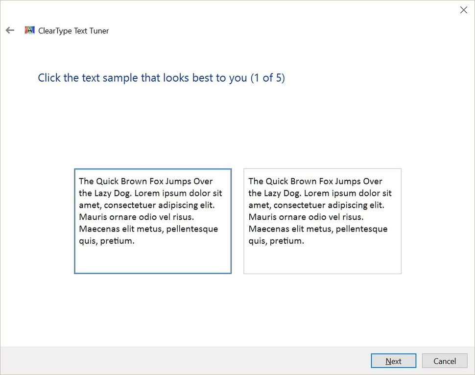 How to make text easier to read using ClearType on Windows 10 | Windows ...