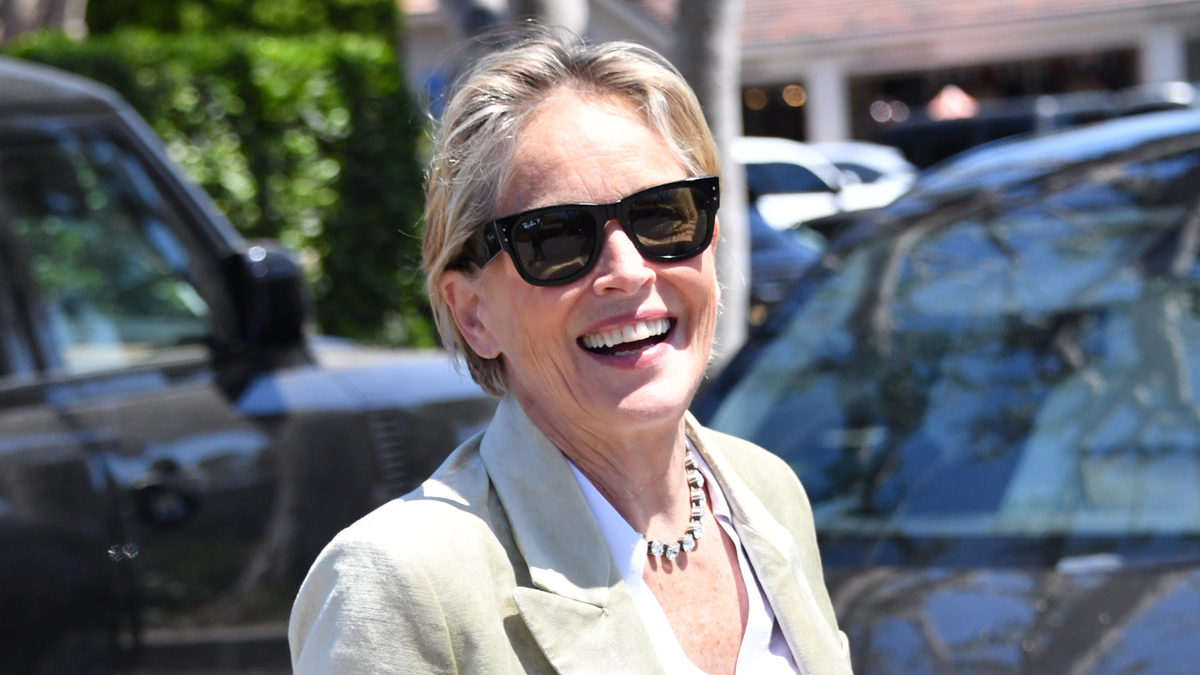 Sharon Stone's scarf styling hack is so simple and chic | Woman & Home