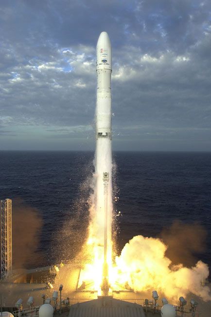 Sea Launch Rocket Orbits Radio Satellite | Space
