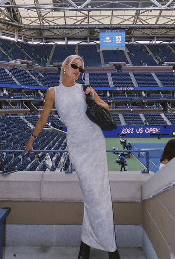 Tennis WAG Morgan Riddle Shares Her Favorite Courtside Outfits | Who ...