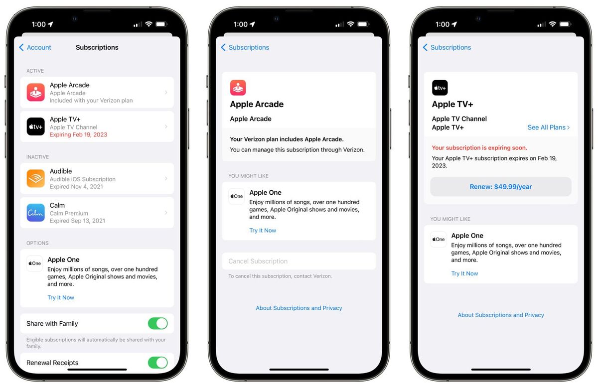 Apple's iPhone subscription page is now much easier to use and read | iMore