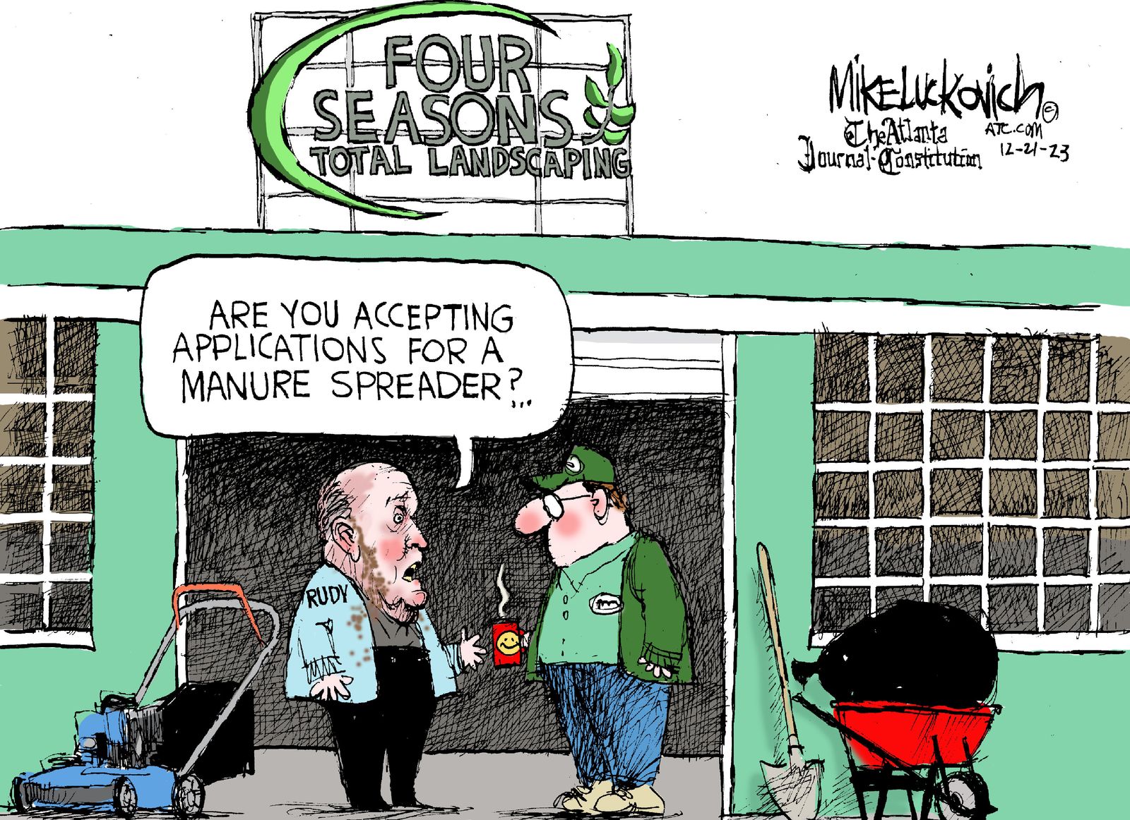 Today's political cartoons - December 21, 2023 | The Week