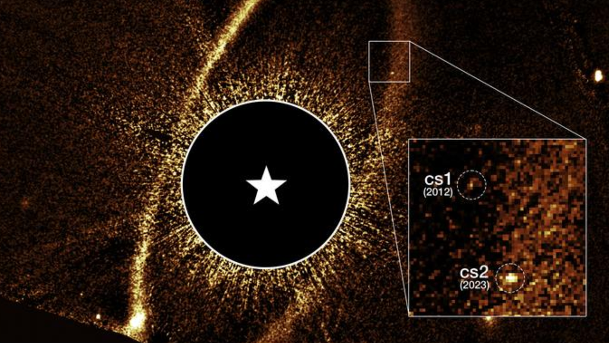 Astronomers capture 1st direct images of collisions in a nearby star ...