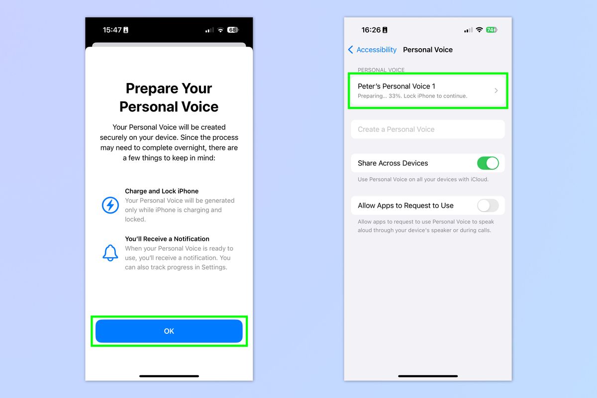 How to set up Personal Voice on iPhone | Tom's Guide