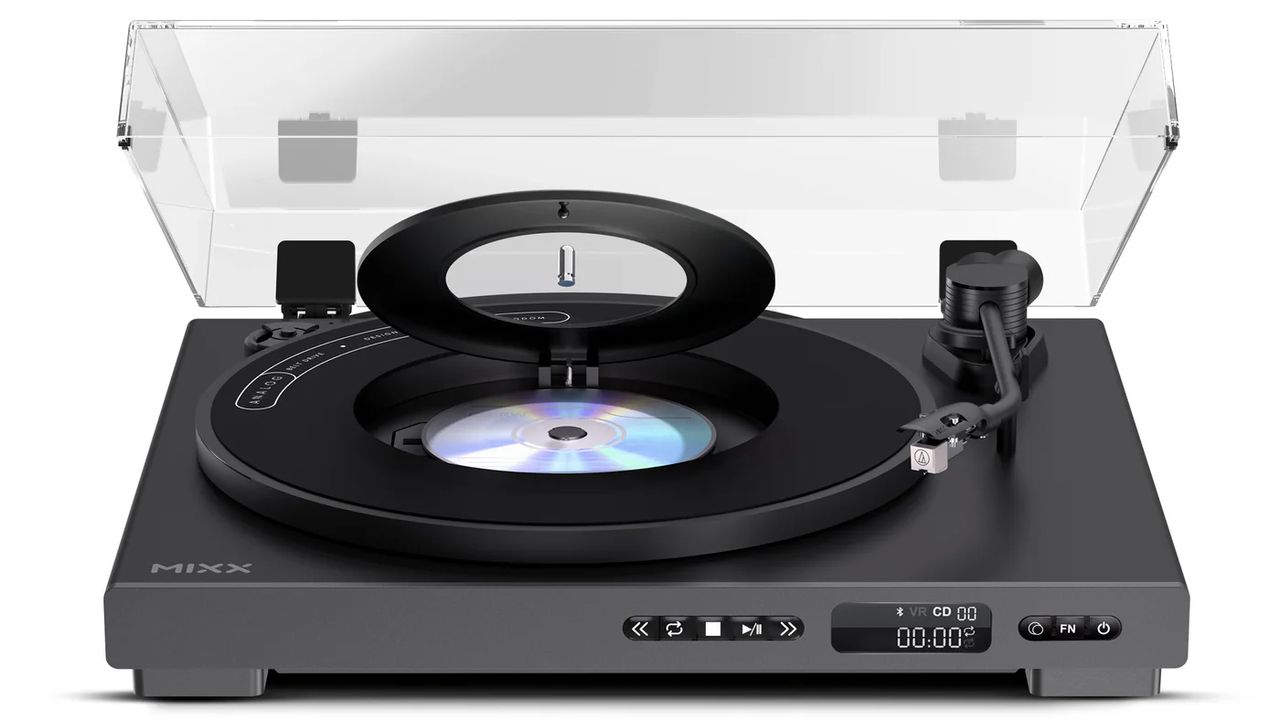 This vinyl deck is also a CD player – with a cunning, hidden transport ...